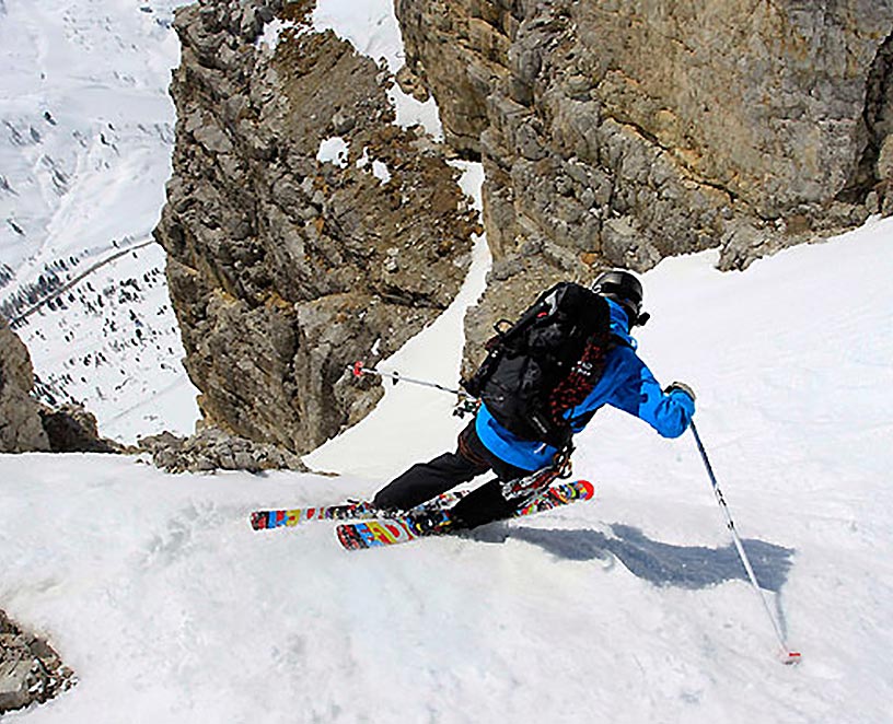 Punta Berrino Südrinne Dolomiten